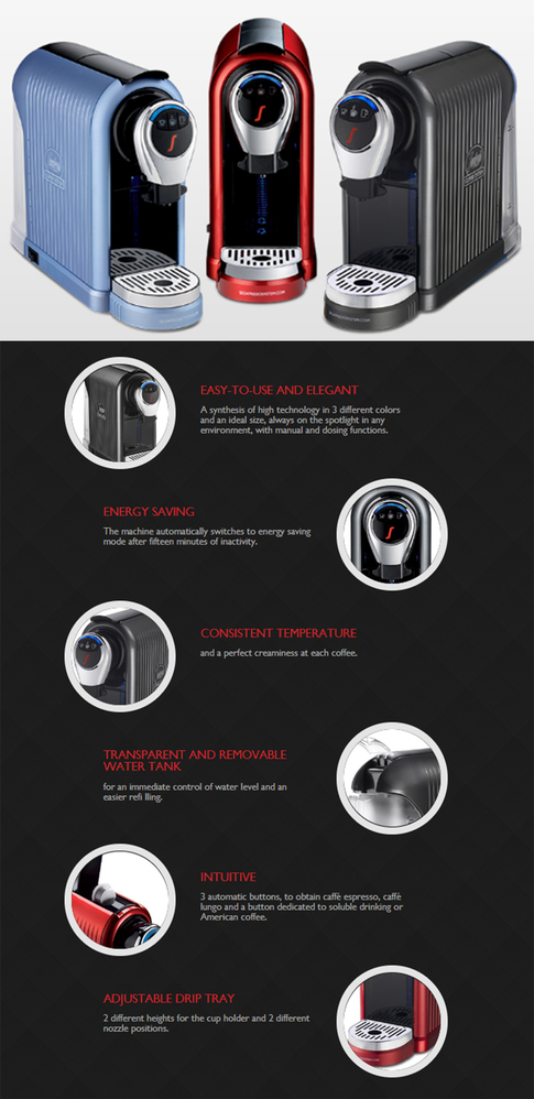 SEGAFREDO COFFEE SYSTEM: ESPRESSO 1 PLUS COFFEE CAPSULE MACHINE | Boncafé